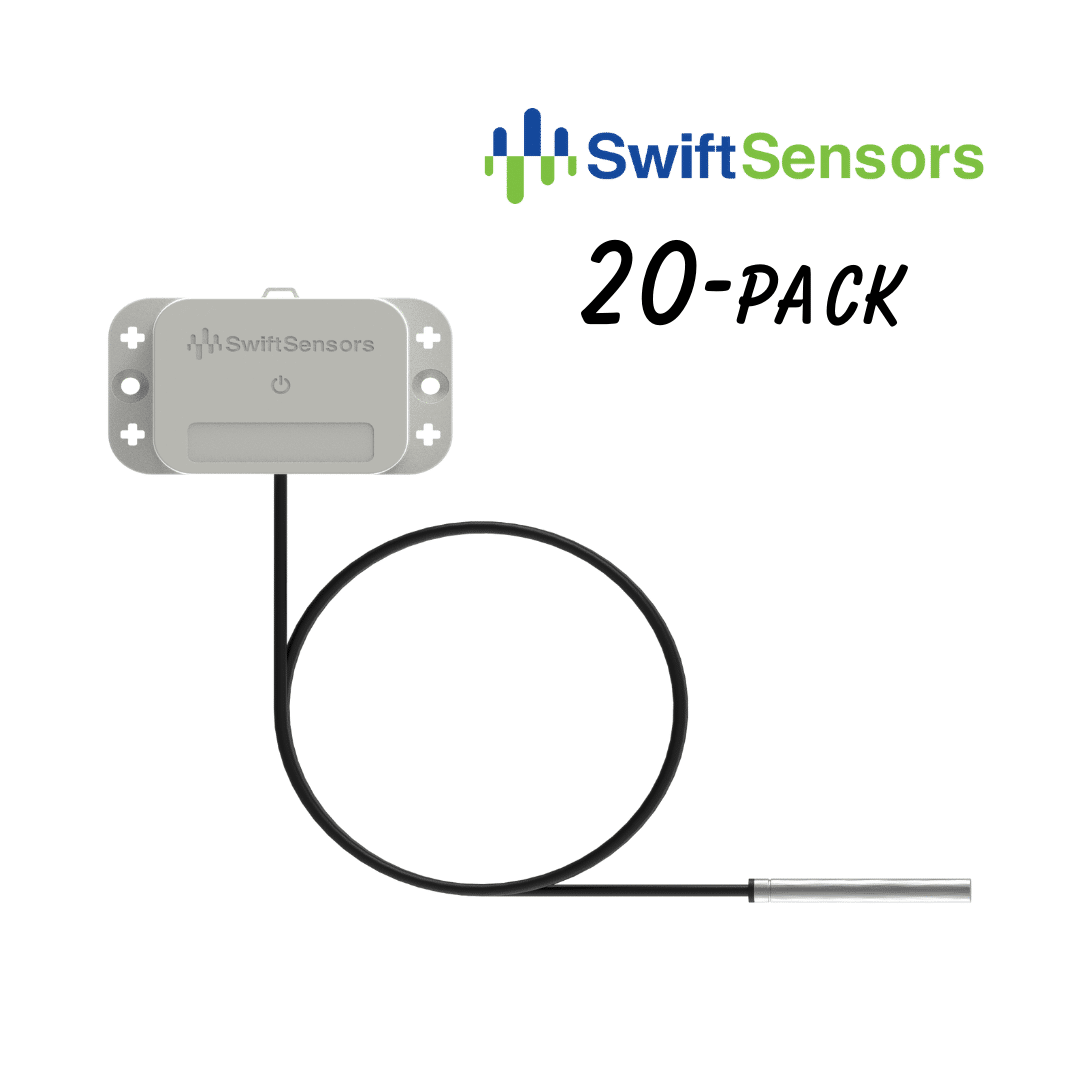 Swift Sensors Wireless Remote Temperature Sensor 20-Pack - Prevsol/Bed Bug Heat Doctor